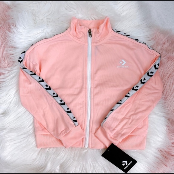 Converse | Jackets & Coats | Converse Chevron Star Kids Track Jacket ...